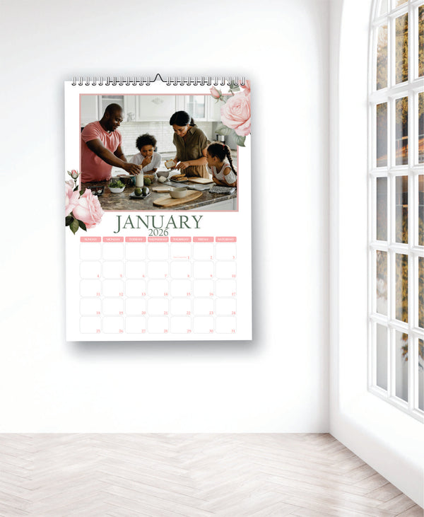Pink Wall Calendar 2026 – Marli's Dear Diary